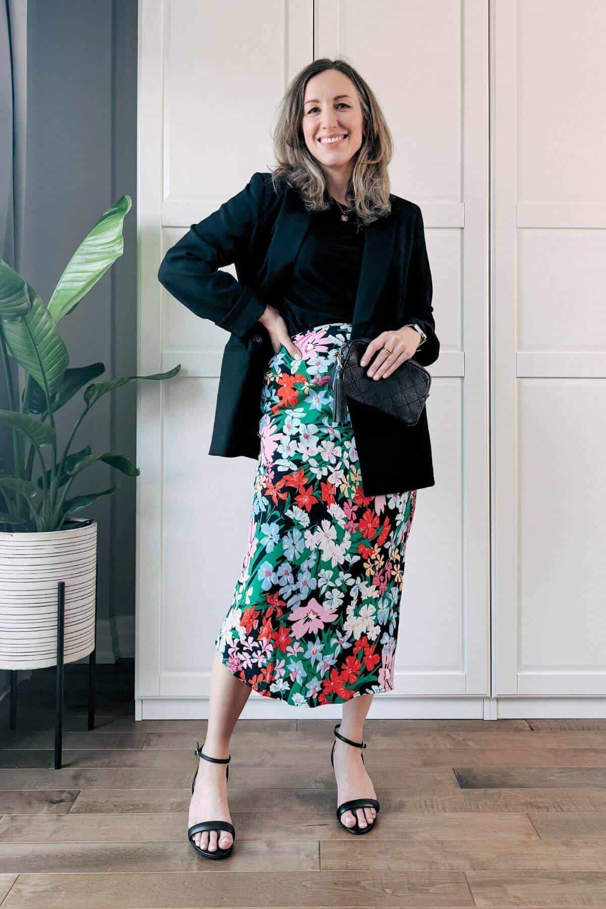 Colorful Floral Skirt Outfits 9 Ways | Dressing Your Style