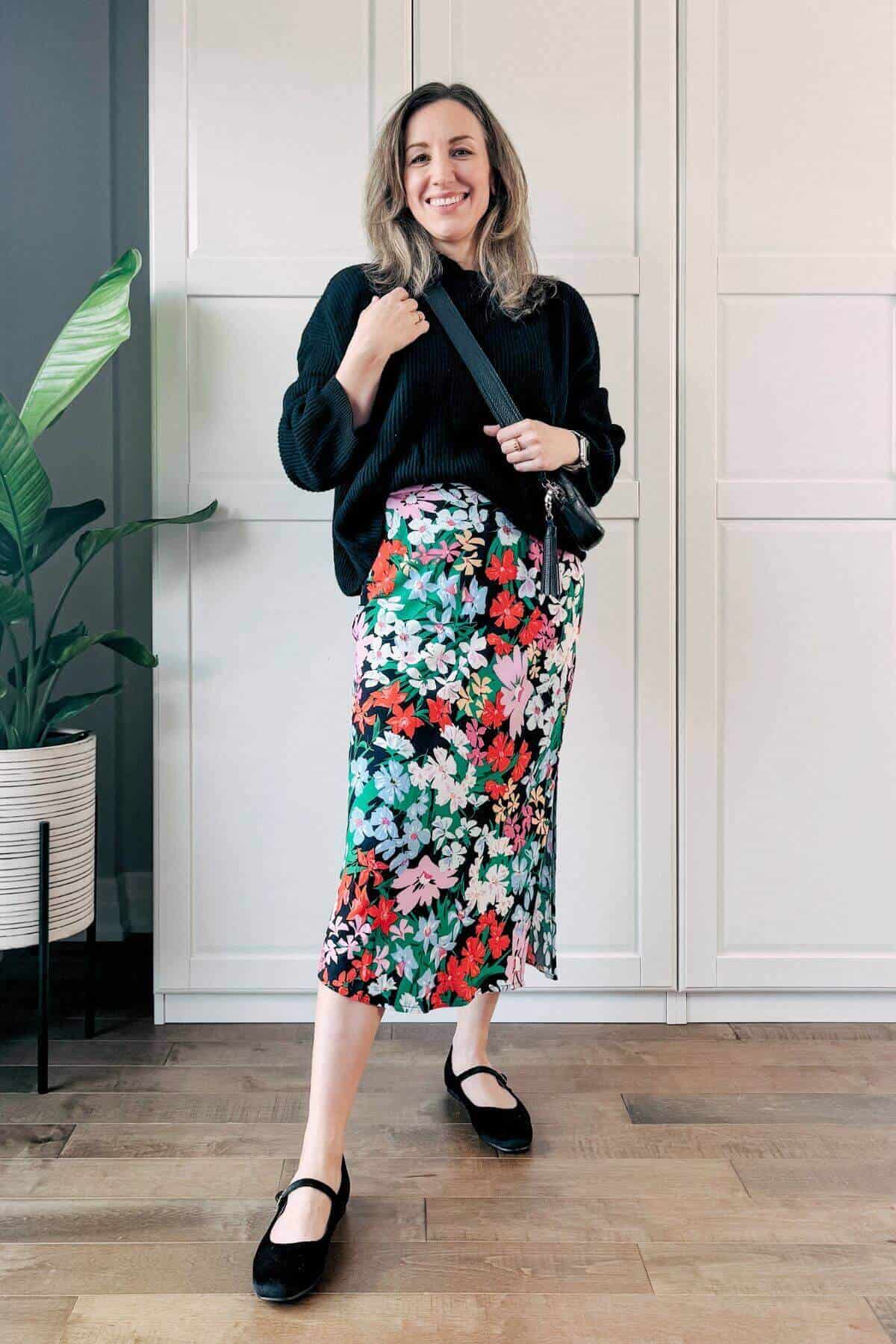 Colorful Floral Skirt Outfits 9 Ways | Dressing Your Style