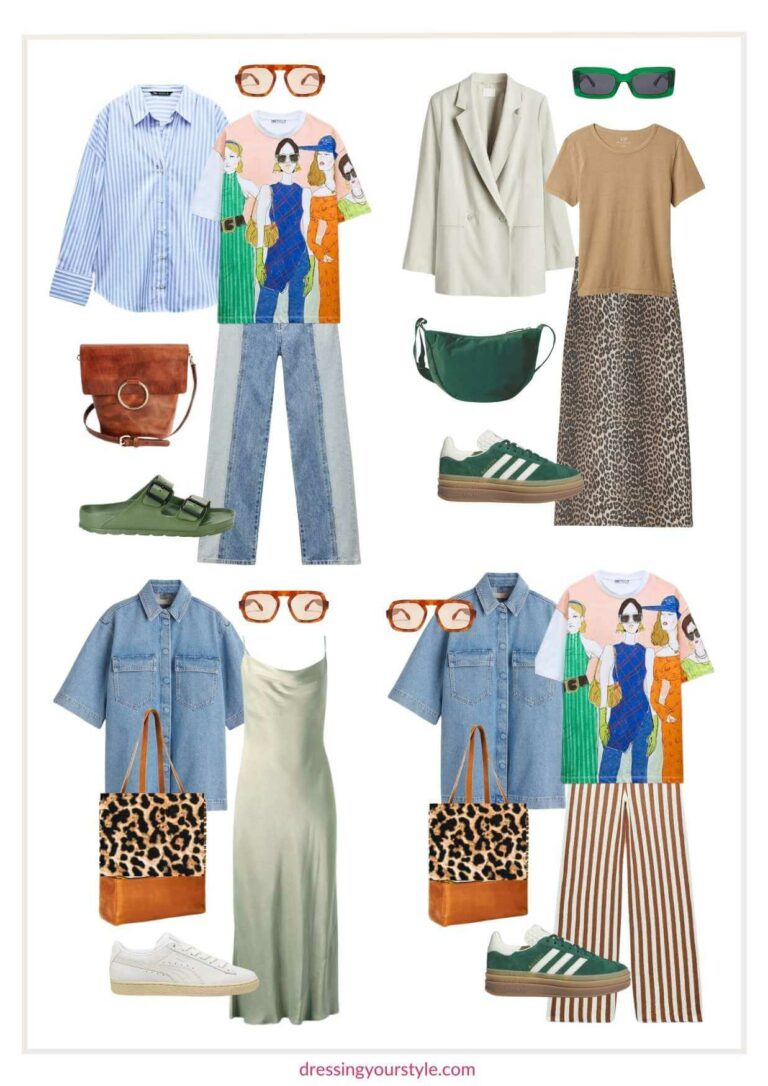 23-Piece Edgy Eclectic Clown Spring Capsule Wardrobe