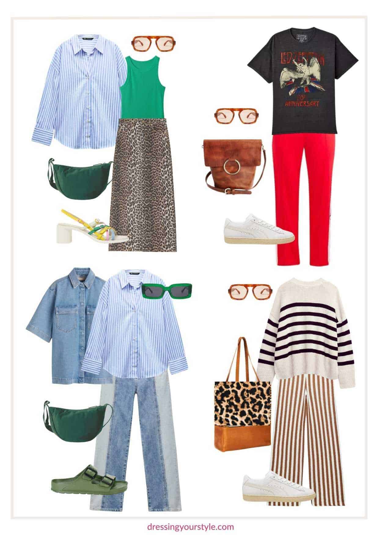 23-Piece Edgy Eclectic Clown Spring Capsule Wardrobe