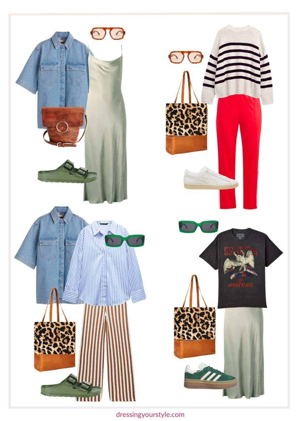 23-Piece Edgy Eclectic Clown Spring Capsule Wardrobe