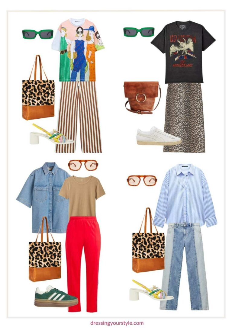 23-Piece Edgy Eclectic Clown Spring Capsule Wardrobe