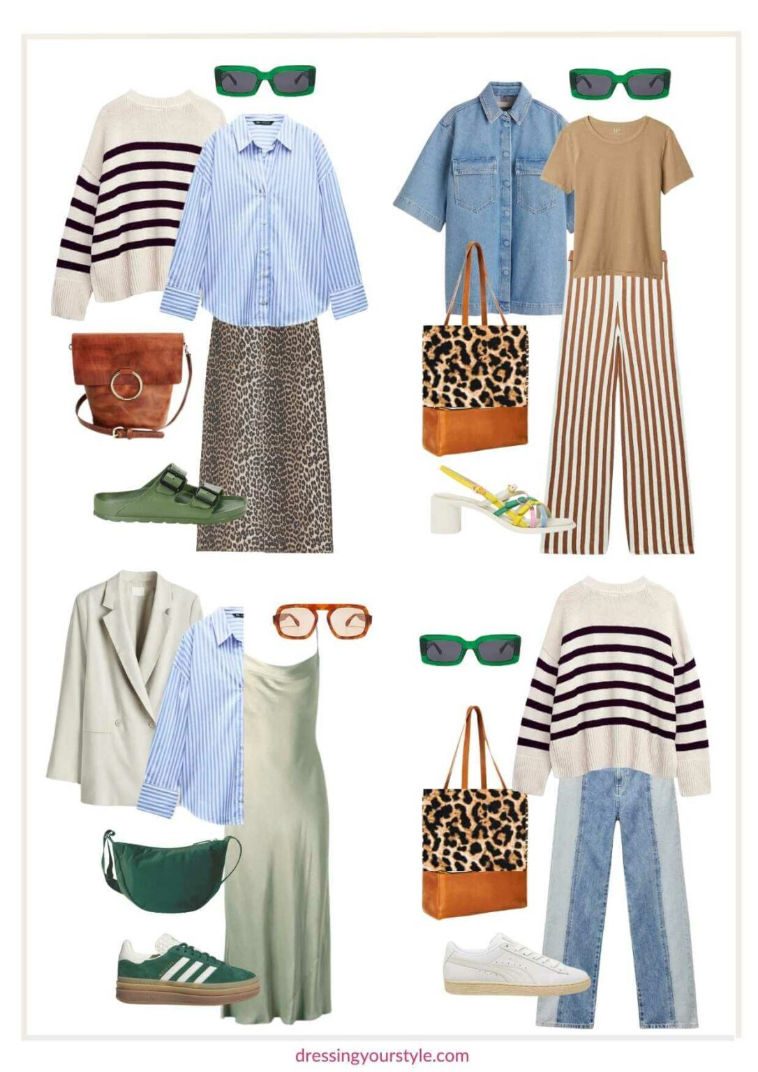 23-Piece Edgy Eclectic Clown Spring Capsule Wardrobe