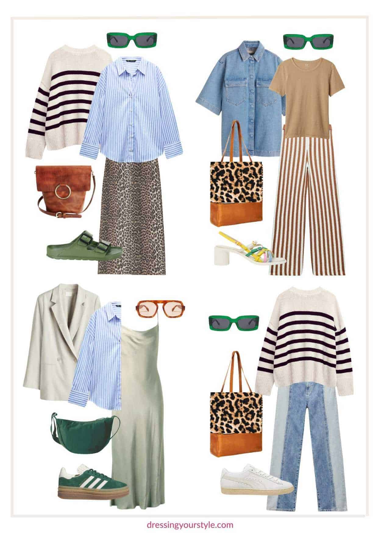 23-Piece Edgy Eclectic Clown Spring Capsule Wardrobe