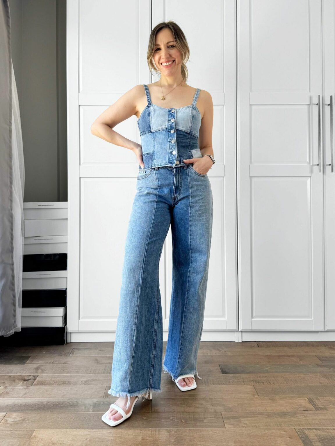 How to Style Double Denim Outfits + 16 Looks for Spring/Summer