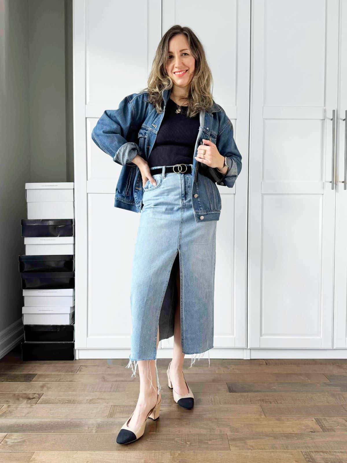 How to Style Double Denim Outfits + 16 Looks for Spring/Summer