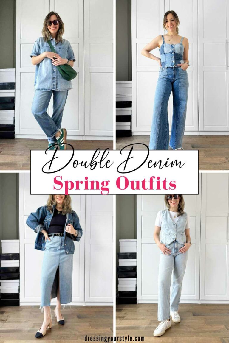 How to Style Double Denim Outfits + 16 Looks for Spring/Summer