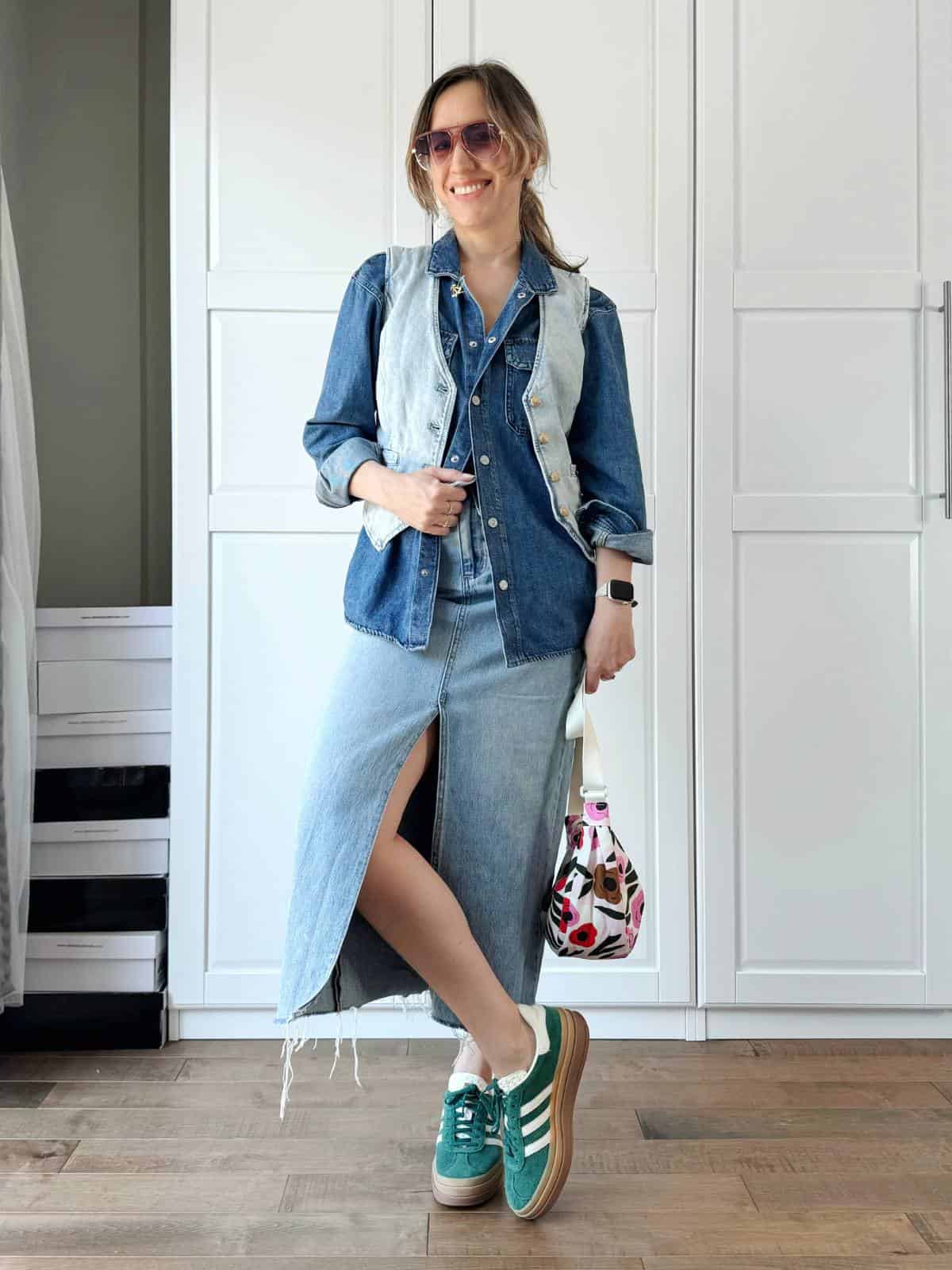 How to Style Double Denim Outfits + 16 Looks for Spring/Summer