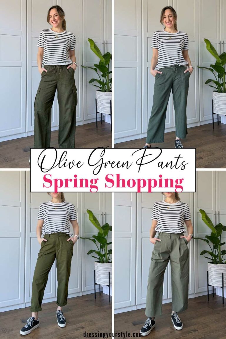 Spring 2024 Olive Green Pants Shopping Try on Haul