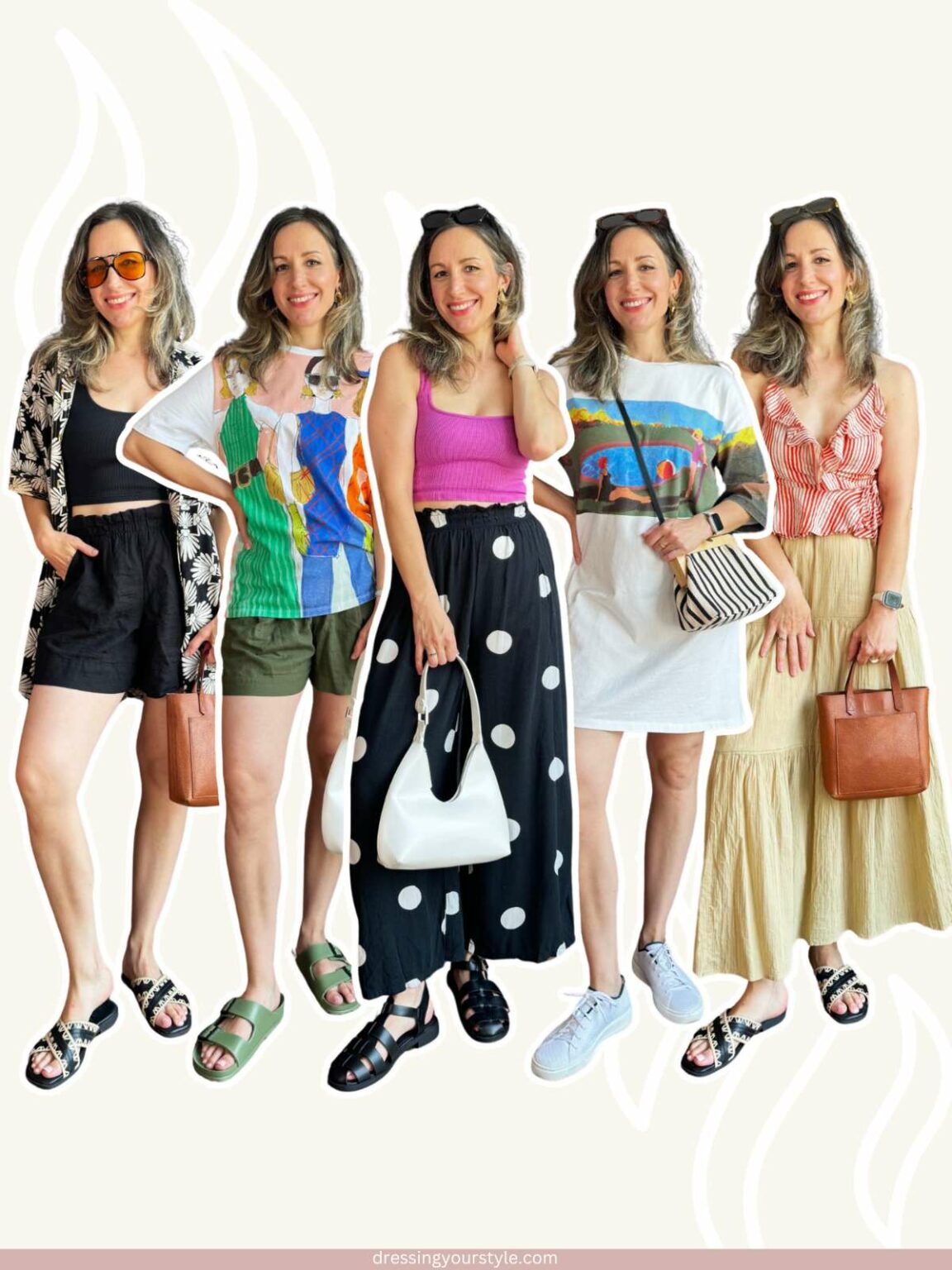 Light Denim Vest Outfits Styled 11 Ways for Spring/Summer