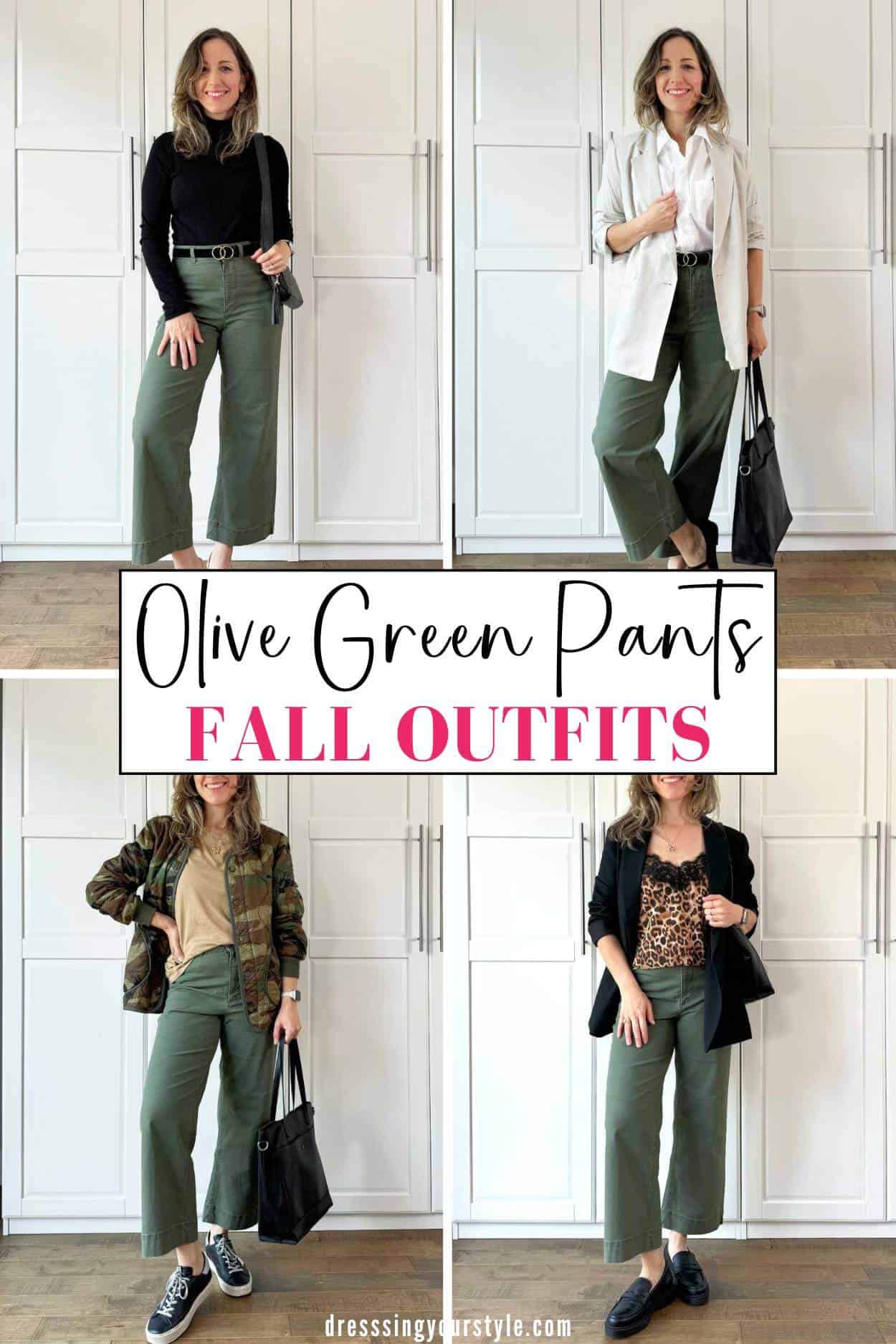 12 Updated Fall Olive Green Pant Outfits | Dressing Your Style
