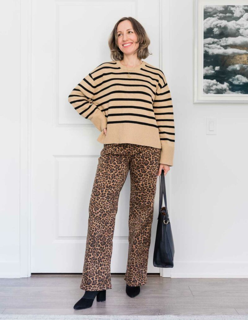 How to Wear Cheetah Print Pants this Fall | Dressing Your Style