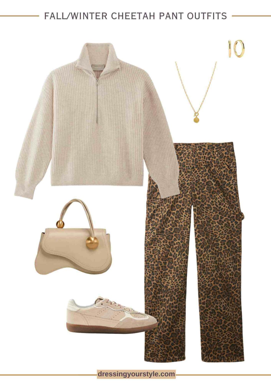 How to Wear Cheetah Print Pants this Fall | Dressing Your Style
