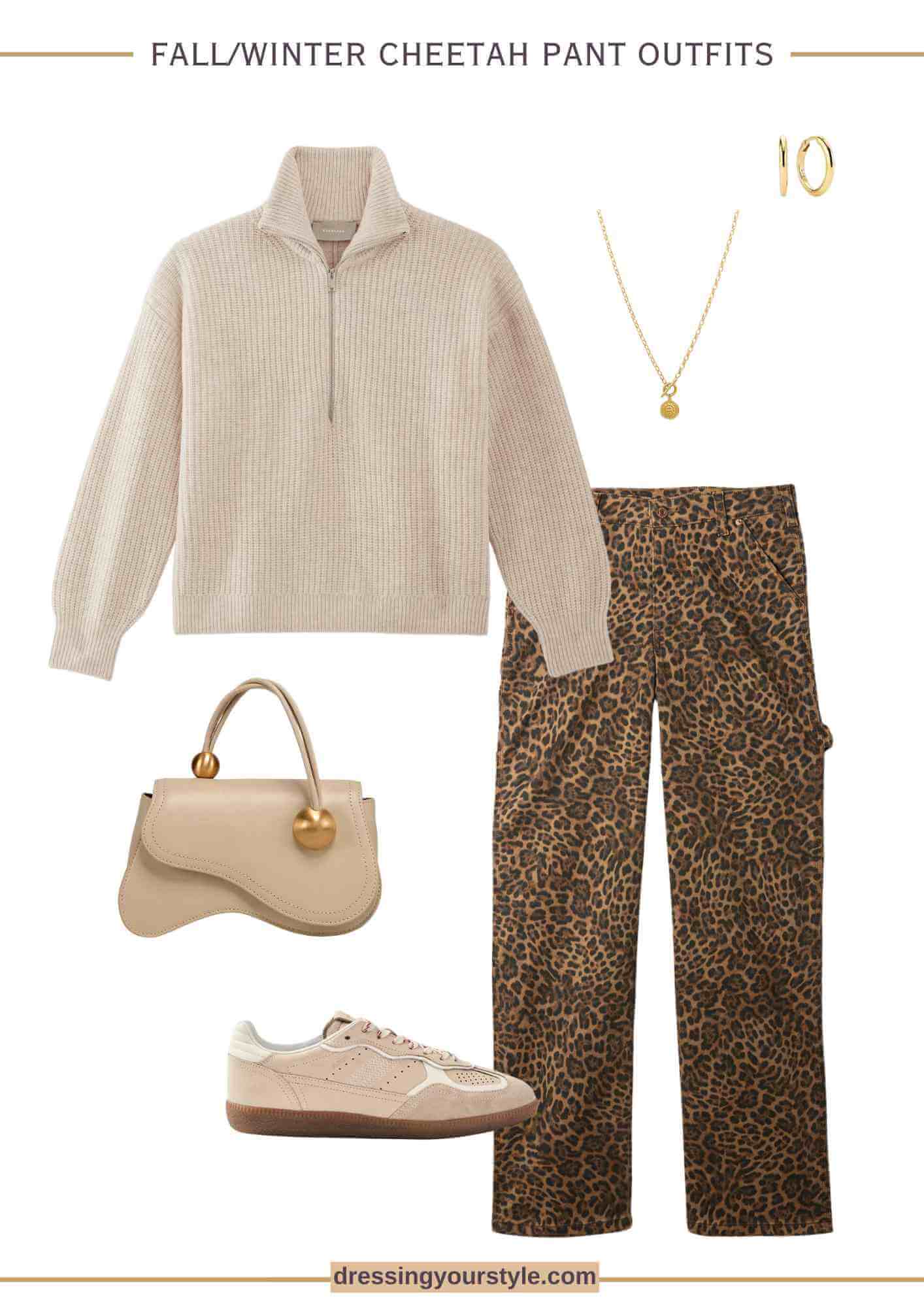 How to Wear Cheetah Print Pants this Fall | Dressing Your Style