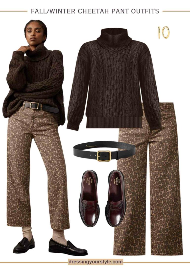How to Wear Cheetah Print Pants this Fall | Dressing Your Style