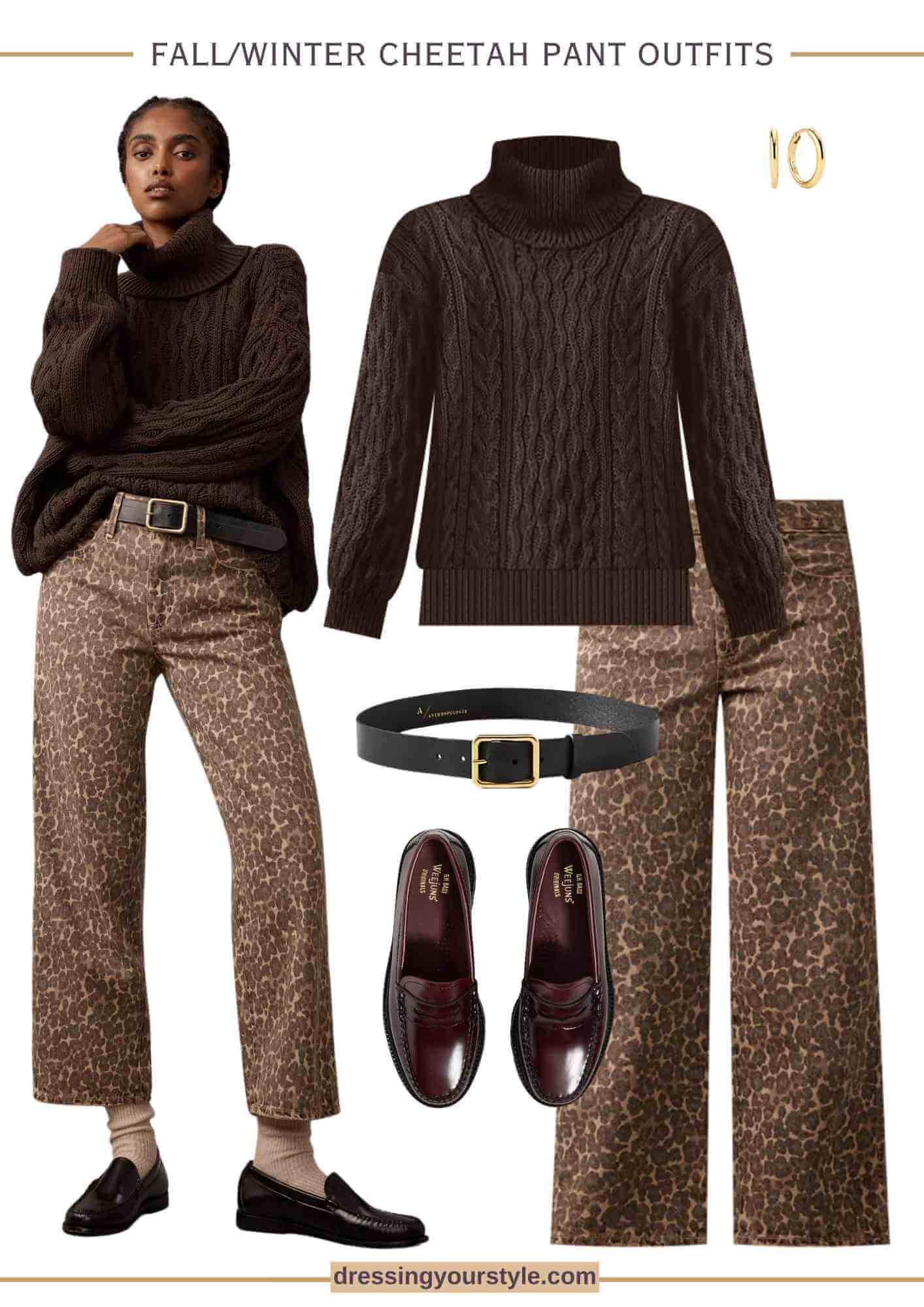 How to Wear Cheetah Print Pants this Fall | Dressing Your Style